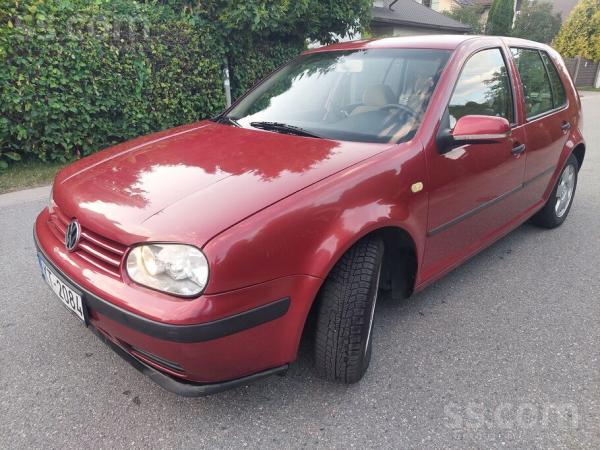 Red Volkswagen Golf 1999 in Riga, with an engine capacity of 2.00 L and mileage of 0 thousand km for 695 €, photo 1 on AUTOMOTO.COM.LV