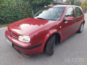 Red Volkswagen Golf 1999 in Riga, with an engine capacity of 2.00 L and mileage of 0 thousand km for 695 €, photo  on AUTOMOTO.COM.LV