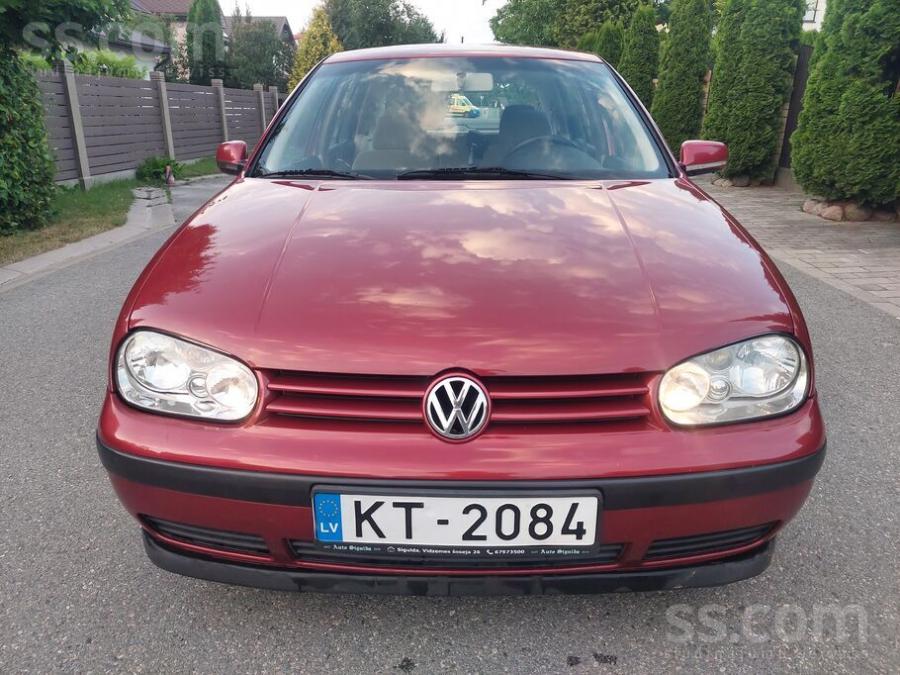 Sarkans Volkswagen Golf 1999 Rīga, ar dzinēja tilpumu 2.00 L un nobraukumu 0 tūkst. km par 695 €, foto 3 vietnē AUTOMOTO.COM.LV