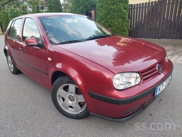 Red Volkswagen Golf 1999 in Riga, with an engine capacity of 2.00 L and mileage of 0 thousand km for 695 €, photo 3 on AUTOMOTO.COM.LV
