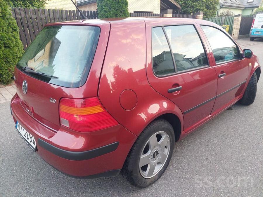 Sarkans Volkswagen Golf 1999 Rīga, ar dzinēja tilpumu 2.00 L un nobraukumu 0 tūkst. km par 695 €, foto 7 vietnē AUTOMOTO.COM.LV