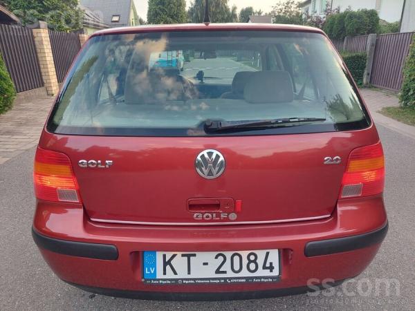 Red Volkswagen Golf 1999 in Riga, with an engine capacity of 2.00 L and mileage of 0 thousand km for 695 €, photo 7 on AUTOMOTO.COM.LV
