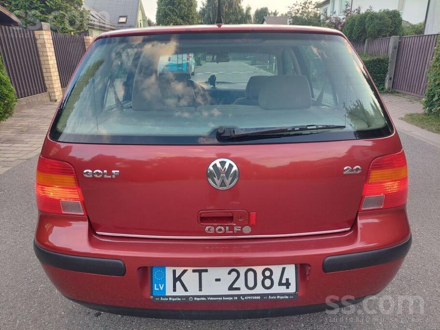 Sarkans Volkswagen Golf 1999 Rīga, ar dzinēja tilpumu 2.00 L un nobraukumu 0 tūkst. km par 695 €, foto 8 vietnē AUTOMOTO.COM.LV