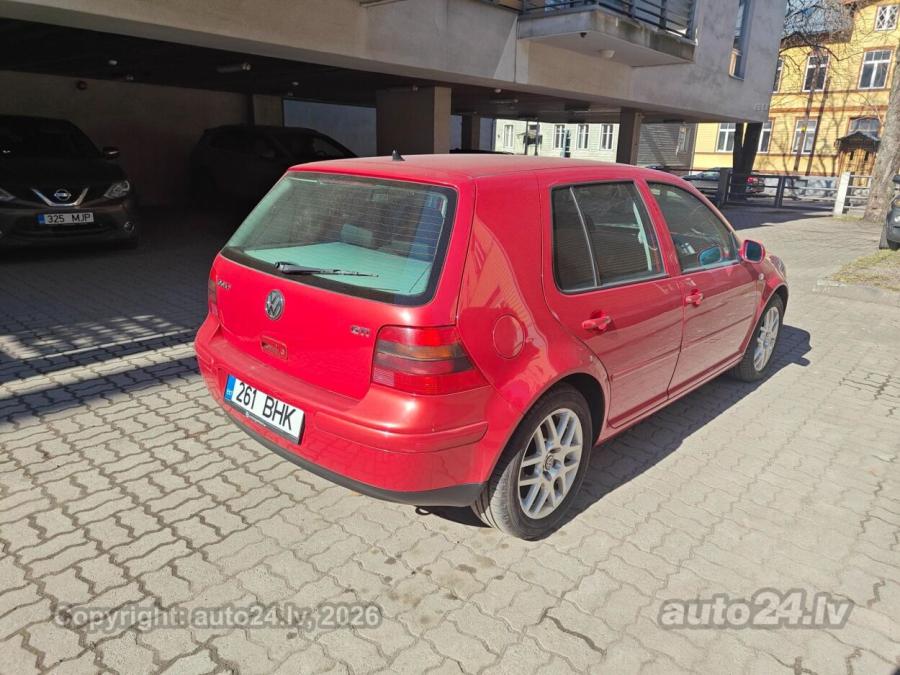 Red Volkswagen Golf 2000 in Tallinn, with an engine capacity of 1.80 L and mileage of 309 thousand km for 2750 €, photo 5 on AUTOMOTO.COM.LV