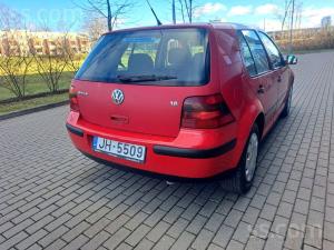 Sarkans Volkswagen Golf 2001 Jēkabpils, ar dzinēja tilpumu 1.60 L un nobraukumu 329 tūkst. km par 990 €, foto 4 vietnē AUTOMOTO.COM.LV