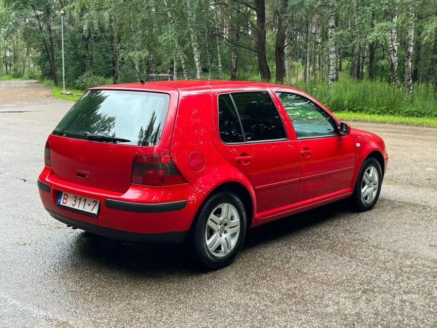 Red Volkswagen Golf 2001 in Riga, with an engine capacity of 1.90 L and mileage of 0 thousand km for 1250 €, photo 6 on AUTOMOTO.COM.LV