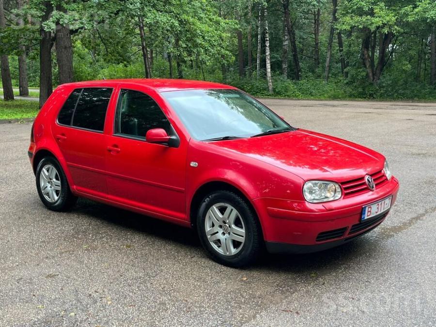 Red Volkswagen Golf 2001 in Riga, with an engine capacity of 1.90 L and mileage of 0 thousand km for 1250 €, photo 8 on AUTOMOTO.COM.LV
