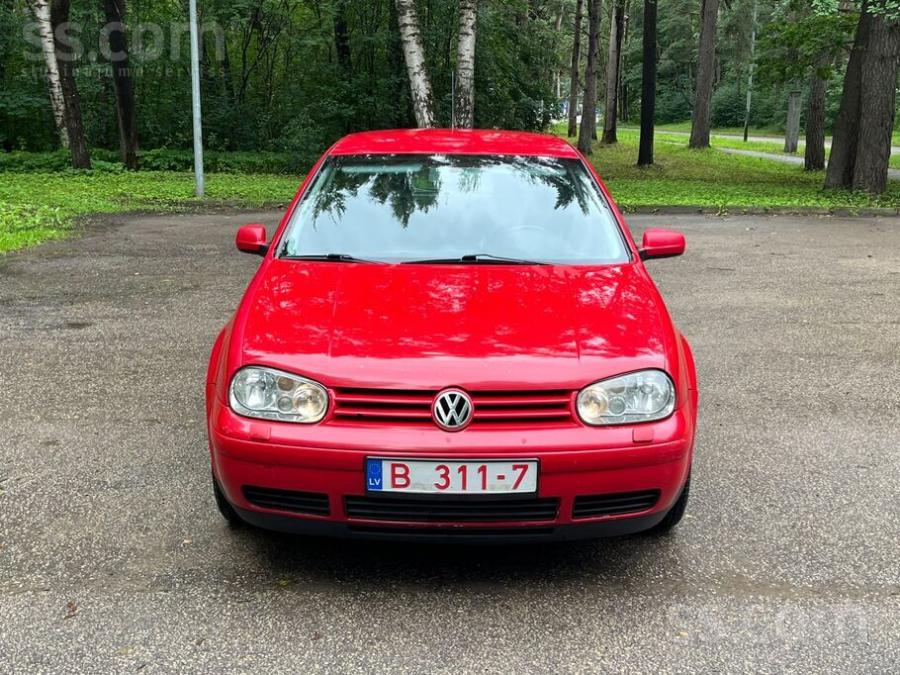 Red Volkswagen Golf 2001 in Riga, with an engine capacity of 1.90 L and mileage of 0 thousand km for 1250 €, photo 9 on AUTOMOTO.COM.LV