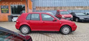 Red Volkswagen Golf 2003 in Valmiera, with an engine capacity of 2.00 L and mileage of 268 thousand km for 1100 €, photo 2 on AUTOMOTO.COM.LV