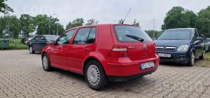 Red Volkswagen Golf 2003 in Valmiera, with an engine capacity of 2.00 L and mileage of 268 thousand km for 1100 €, photo 4 on AUTOMOTO.COM.LV