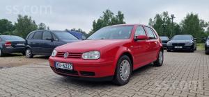 Red Volkswagen Golf 2003 in Valmiera, with an engine capacity of 2.00 L and mileage of 268 thousand km for 1100 €, photo 6 on AUTOMOTO.COM.LV