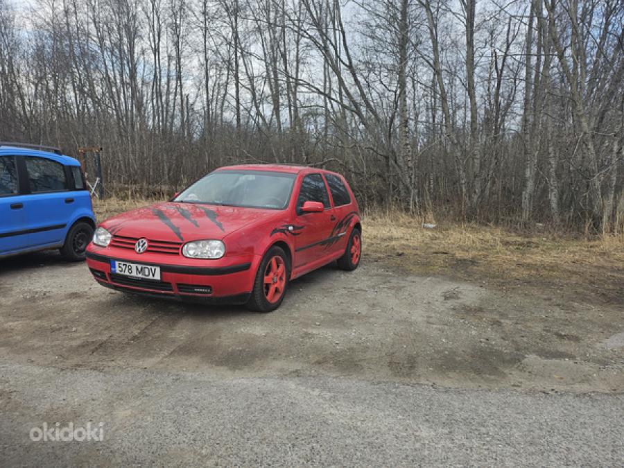 Sarkans Volkswagen Golf 2003 Tallina, ar dzinēja tilpumu 1.40 L un nobraukumu 175 tūkst. km par 2500 €, foto 4 vietnē AUTOMOTO.COM.LV