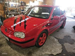 Sarkans Volkswagen Golf 2003 Tallina, ar dzinēja tilpumu 1.40 L un nobraukumu 175 tūkst. km par 2500 €, foto 12 vietnē AUTOMOTO.COM.LV