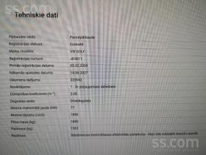 Красный Фольксваген Гольф 2004 в Рига, объемом двигателя 1.90 л и пробегом 224 тыс. км за 2800 €, фото 9 на AUTOMOTO.COM.LV