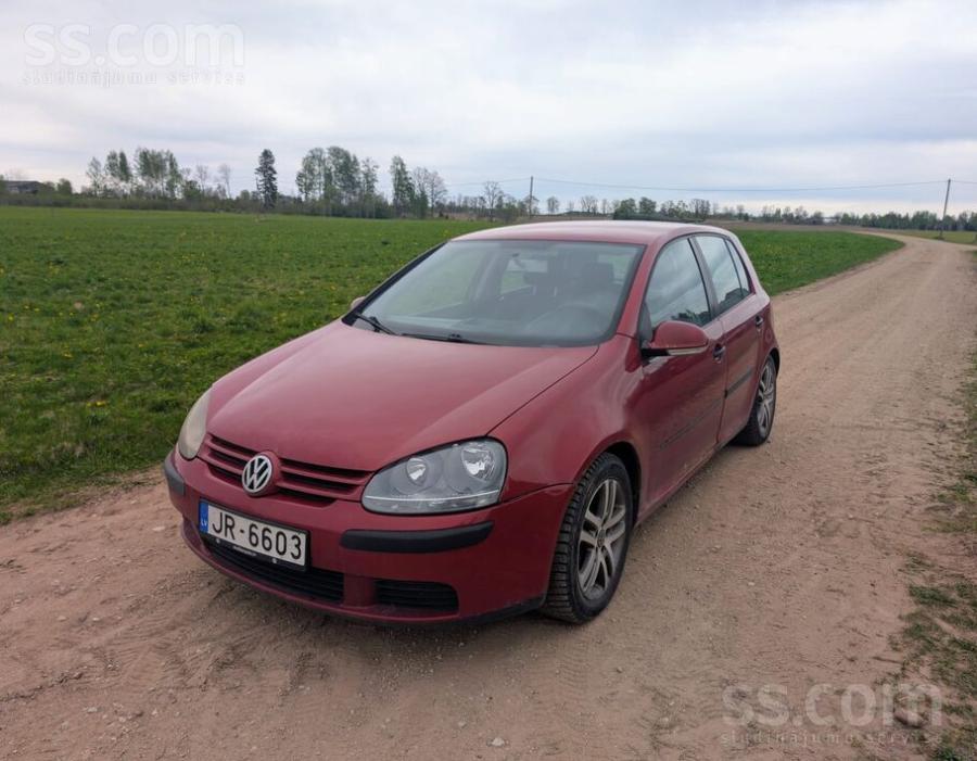 Sarkans Volkswagen Golf 2004 Rīga, ar dzinēja tilpumu 1.90 L un nobraukumu 351 tūkst. km par 650 €, foto 1 vietnē AUTOMOTO.COM.LV