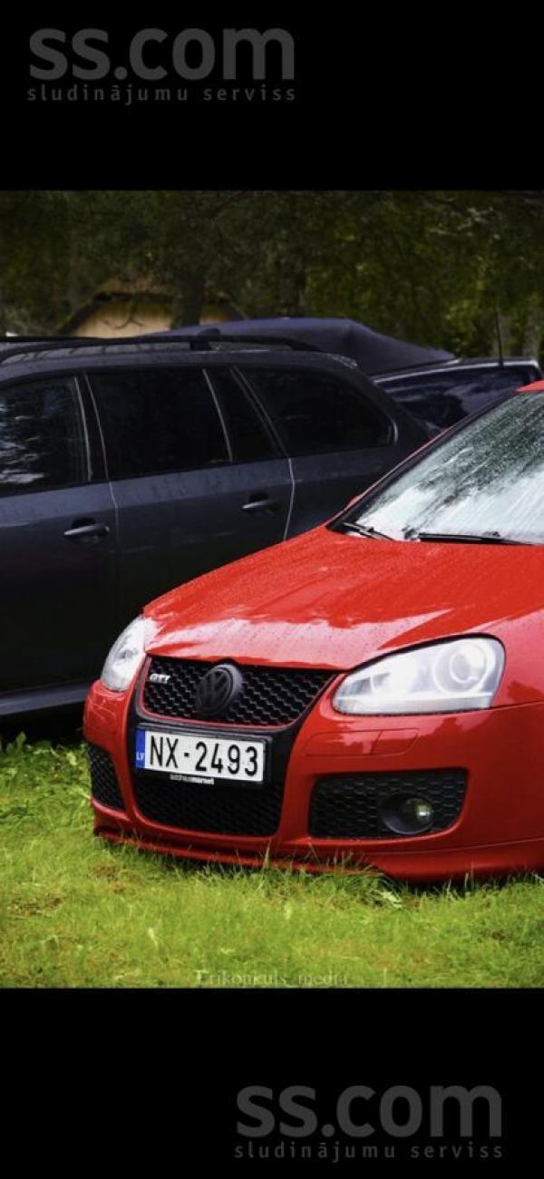 Red Volkswagen Golf 2005 in Jelgava, with an engine capacity of 2.00 L and mileage of 270 thousand km for 6200 €, photo 3 on AUTOMOTO.COM.LV