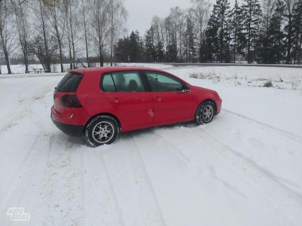 Red Volkswagen Golf 2007 in Vilnius, with an engine capacity of 1.90 L and mileage of 1 thousand km for 1250 €, photo 2 on AUTOMOTO.COM.LV
