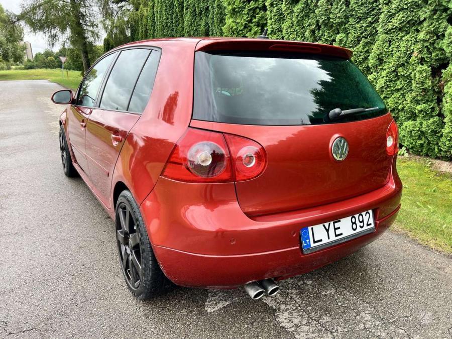 Sarkans Volkswagen Golf 2007 Marijampole, ar dzinēja tilpumu 1.40 L un nobraukumu 183 tūkst. km par 2900 €, foto 6 vietnē AUTOMOTO.COM.LV