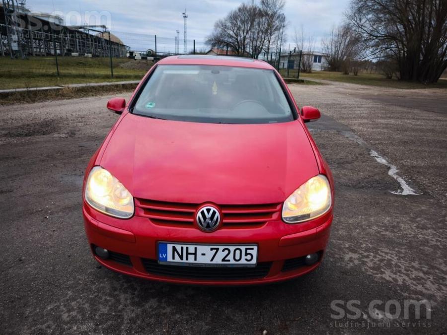 Sarkans Volkswagen Golf 2008 Rīga, ar dzinēja tilpumu 1.90 L un nobraukumu 258 tūkst. km par 2850 €, foto 6 vietnē AUTOMOTO.COM.LV