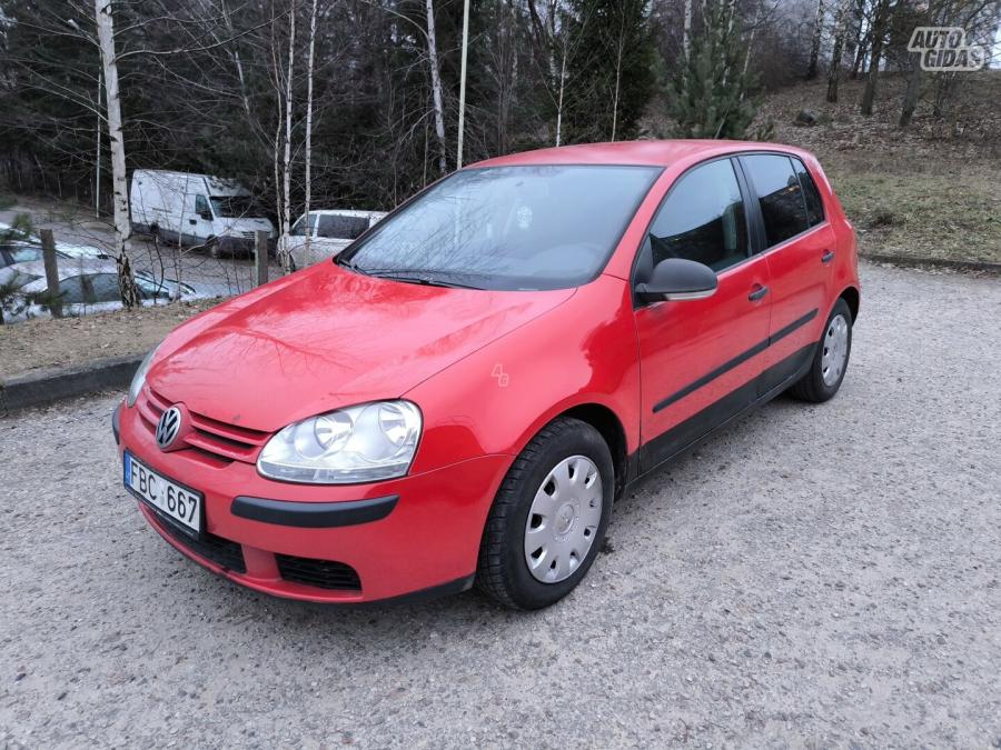 Sarkans Volkswagen Golf 2008 Viļņa, ar dzinēja tilpumu 1.90 L un nobraukumu 350 tūkst. km par 850 €, foto 4 vietnē AUTOMOTO.COM.LV