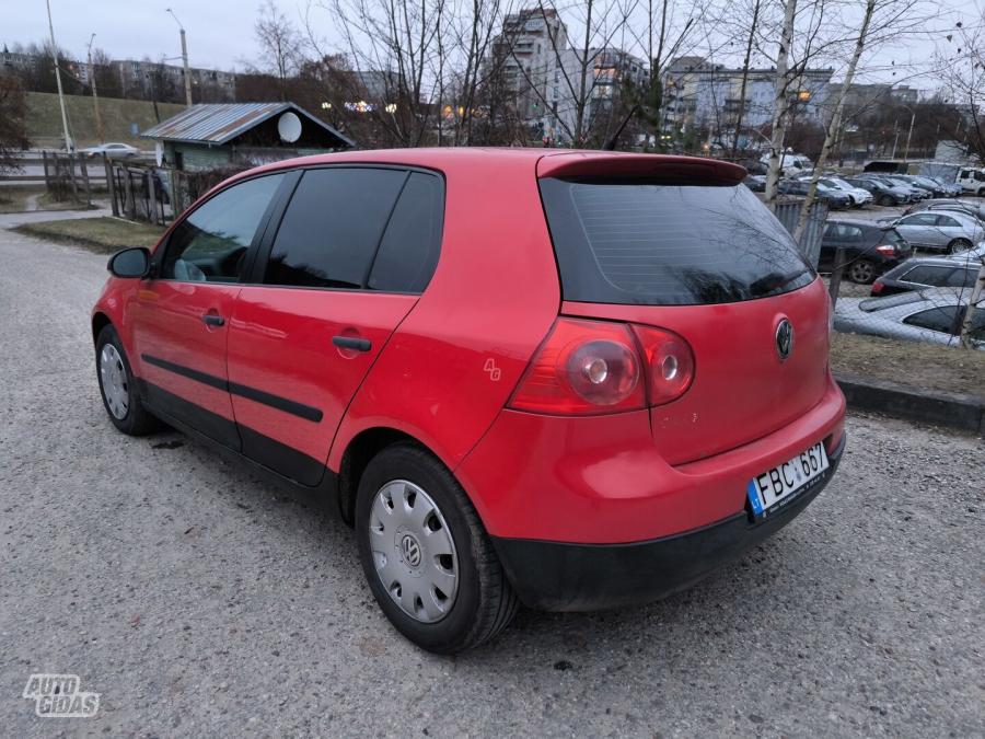 Sarkans Volkswagen Golf 2008 Viļņa, ar dzinēja tilpumu 1.90 L un nobraukumu 350 tūkst. km par 850 €, foto 6 vietnē AUTOMOTO.COM.LV