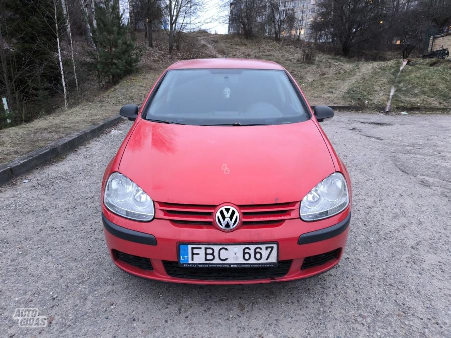 Sarkans Volkswagen Golf 2008 Viļņa, ar dzinēja tilpumu 1.90 L un nobraukumu 350 tūkst. km par 850 €, foto 3 vietnē AUTOMOTO.COM.LV