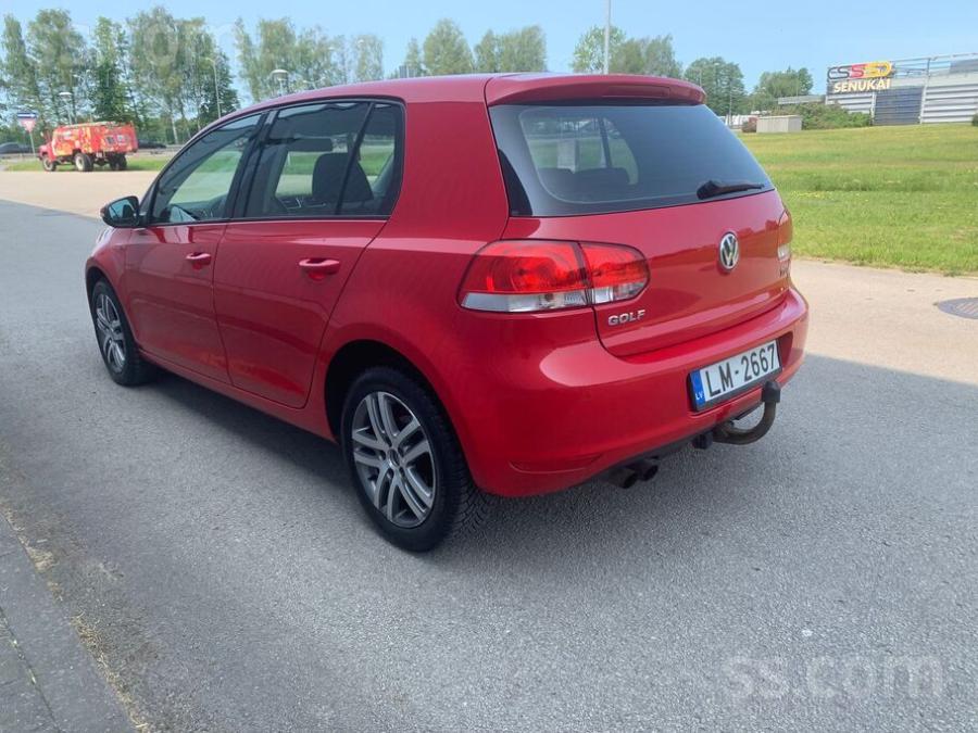 Sarkans Volkswagen Golf 2009 Rīga, ar dzinēja tilpumu 1.80 L un nobraukumu 164 tūkst. km par 4400 €, foto 3 vietnē AUTOMOTO.COM.LV