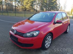 Red Volkswagen Golf 2009 in Riga, with an engine capacity of 1.40 L and mileage of 193 thousand km for 5390 €, photo  on AUTOMOTO.COM.LV