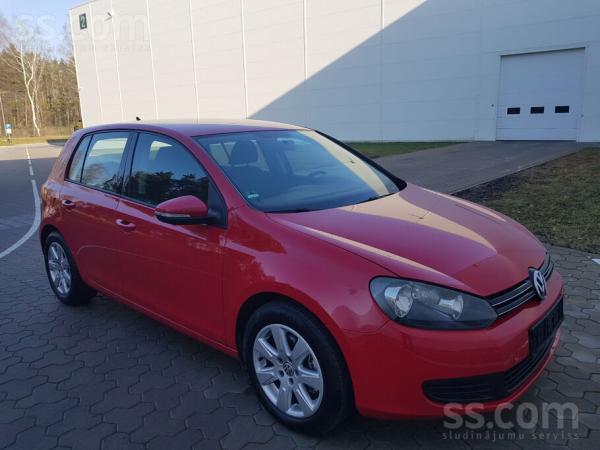 Red Volkswagen Golf 2009 in Riga, with an engine capacity of 1.40 L and mileage of 193 thousand km for 5390 €, photo 7 on AUTOMOTO.COM.LV
