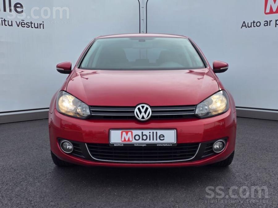 Red Volkswagen Golf 2009 in Riga, with an engine capacity of 2.00 L and mileage of 278 thousand km for 4750 €, photo 3 on AUTOMOTO.COM.LV