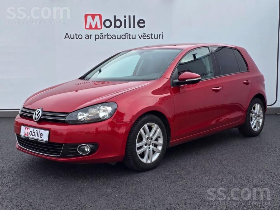 Red Volkswagen Golf 2009 in Riga, with an engine capacity of 2.00 L and mileage of 278 thousand km for 4750 €, photo 4 on AUTOMOTO.COM.LV