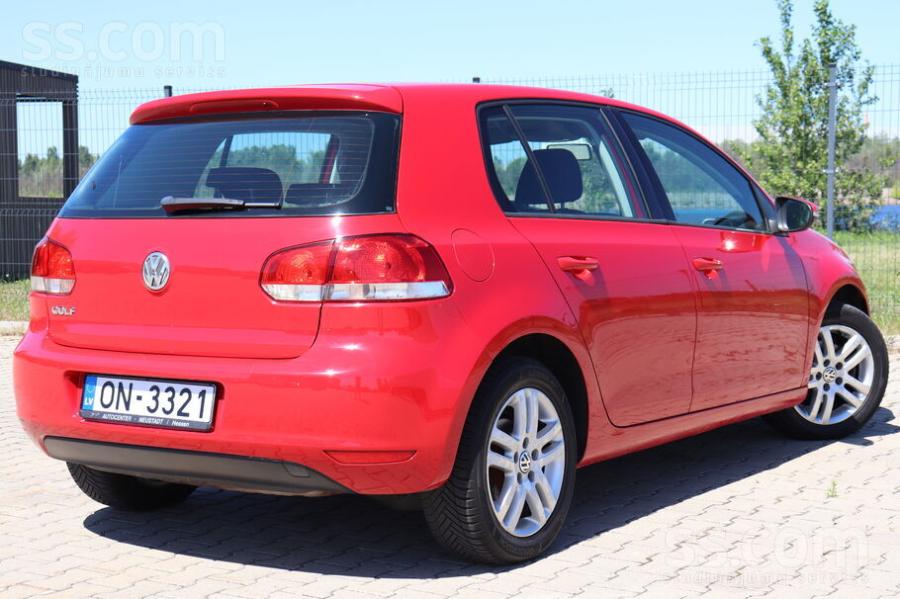 Sarkans Volkswagen Golf 2009 Rīga, ar dzinēja tilpumu 1.40 L un nobraukumu 248 tūkst. km par 3550 €, foto 8 vietnē AUTOMOTO.COM.LV