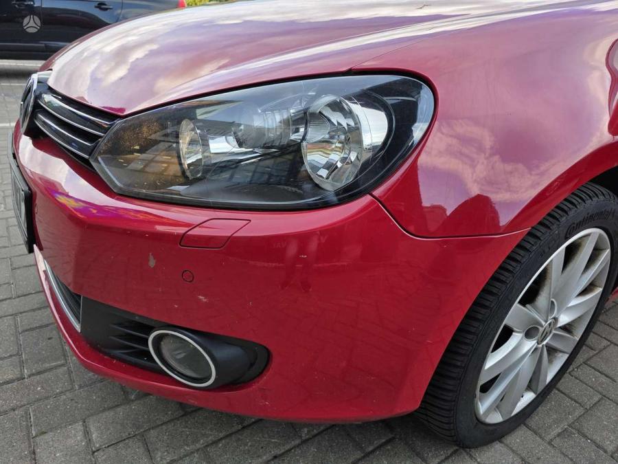 Red Volkswagen Golf 2010 in Vilnius, with an engine capacity of 1.97 L and mileage of 90 thousand km for 5000 €, photo 10 on AUTOMOTO.COM.LV