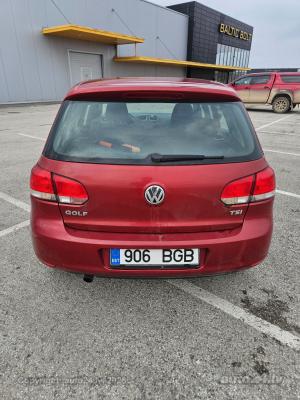 Sarkans Volkswagen Golf 2012 Tartu, ar dzinēja tilpumu 1.20 L un nobraukumu 195 tūkst. km par 2600 €, foto 5 vietnē AUTOMOTO.COM.LV