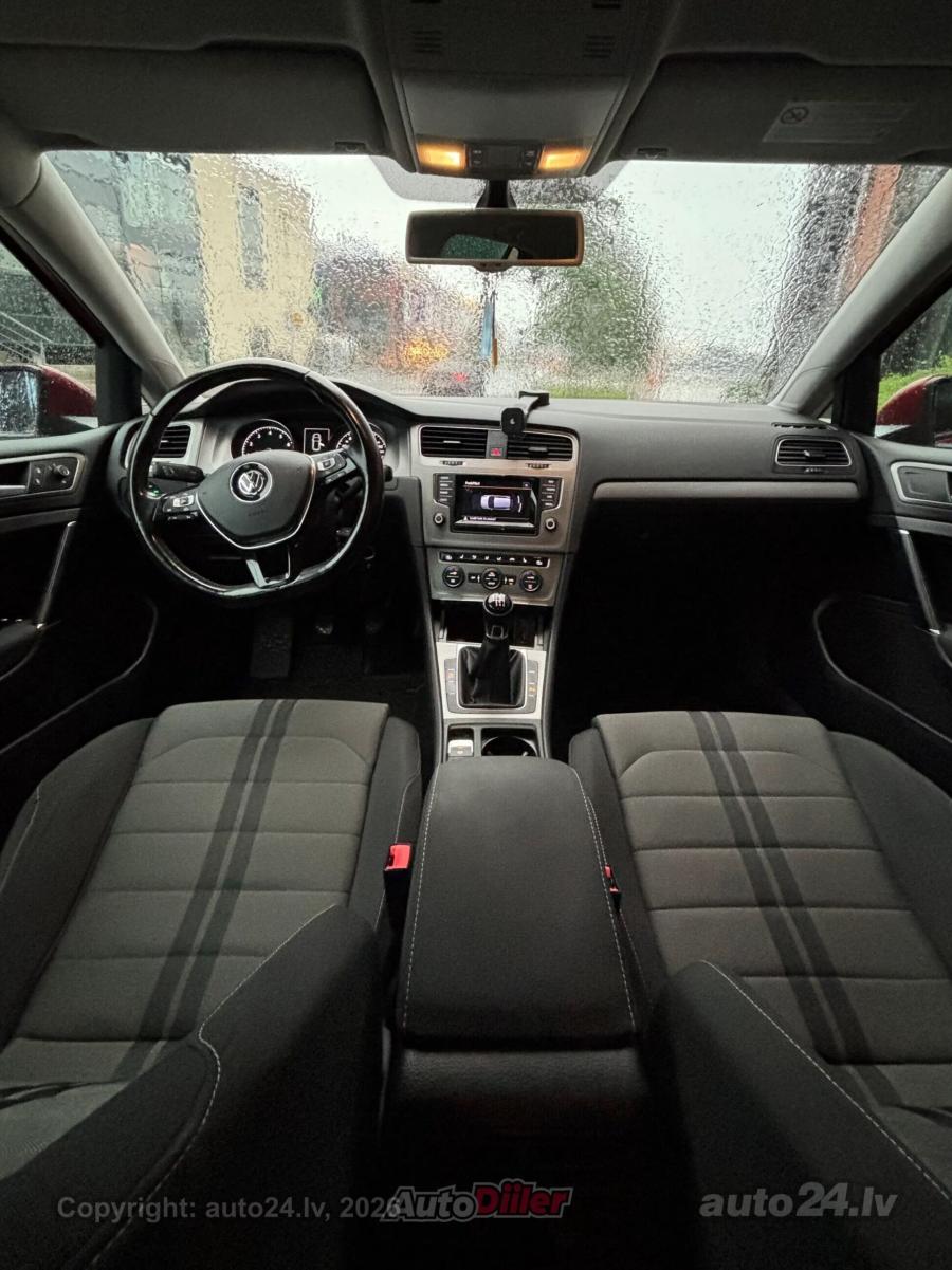 Sarkans Volkswagen Golf 2013 Tallina, ar dzinēja tilpumu 1.40 L un nobraukumu 193 tūkst. km par 5999 €, foto 8 vietnē AUTOMOTO.COM.LV