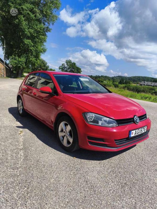 Sarkans Volkswagen Golf 2013 Viļņa, ar dzinēja tilpumu 1.40 L un nobraukumu 230 tūkst. km par 5400 €, foto 2 vietnē AUTOMOTO.COM.LV