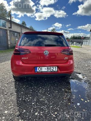 Red Volkswagen Golf 2014 in Preili, with an engine capacity of 1.60 L and mileage of 194 thousand km for 5600 €, photo 5 on AUTOMOTO.COM.LV