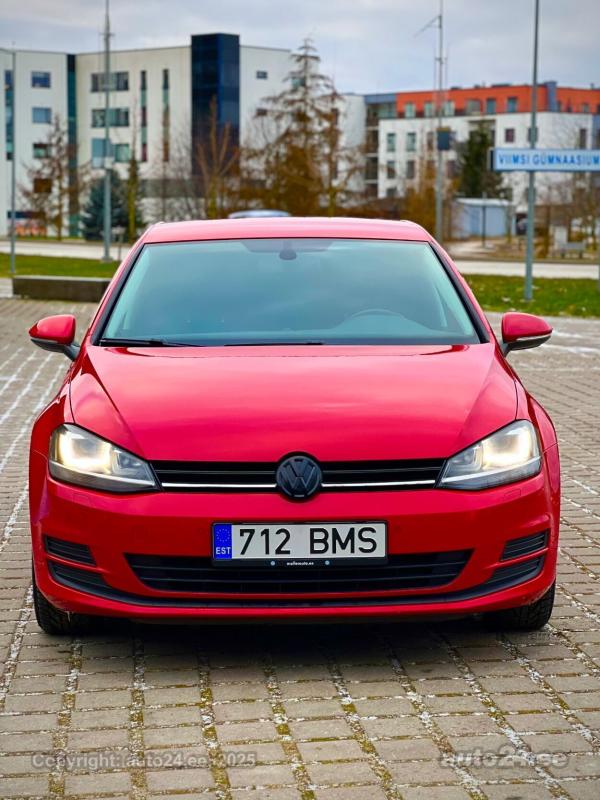 Sarkans Volkswagen Golf 2015 Tallina, ar dzinēja tilpumu 1.40 L un nobraukumu 174 tūkst. km par 10300 €, foto 1 vietnē AUTOMOTO.COM.LV