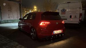 Red Volkswagen Golf 2015 in Klaipeda, with an engine capacity of 1.98 L and mileage of 160 thousand km for 12999 €, photo 2 on AUTOMOTO.COM.LV