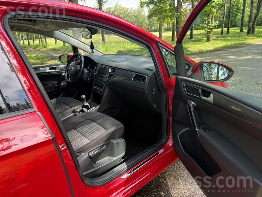 Sarkans Volkswagen Golf 2015 Dobele, ar dzinēja tilpumu 1.60 L un nobraukumu 156 tūkst. km par 9200 €, foto 12 vietnē AUTOMOTO.COM.LV