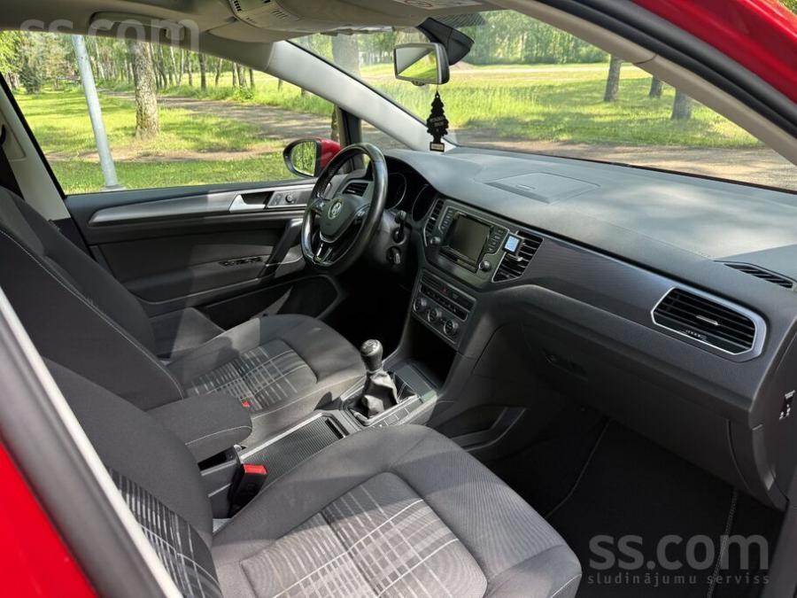 Sarkans Volkswagen Golf 2015 Dobele, ar dzinēja tilpumu 1.60 L un nobraukumu 156 tūkst. km par 9200 €, foto 13 vietnē AUTOMOTO.COM.LV