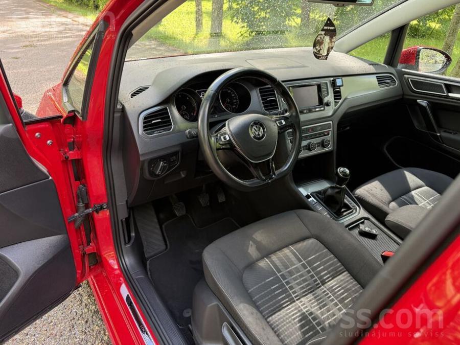 Sarkans Volkswagen Golf 2015 Dobele, ar dzinēja tilpumu 1.60 L un nobraukumu 157 tūkst. km par 8700 €, foto 9 vietnē AUTOMOTO.COM.LV