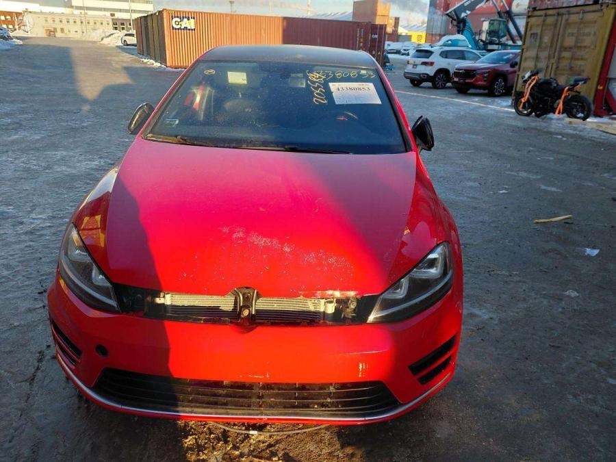 Sarkans Volkswagen Golf 2016 Viļņa, ar dzinēja tilpumu 1.98 L un nobraukumu 229 tūkst. km par 8500 €, foto 5 vietnē AUTOMOTO.COM.LV