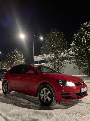 Sarkans Volkswagen Golf 2017 Tallina, ar dzinēja tilpumu 1.40 L un nobraukumu 114 tūkst. km par 7999 €, foto  vietnē AUTOMOTO.COM.LV