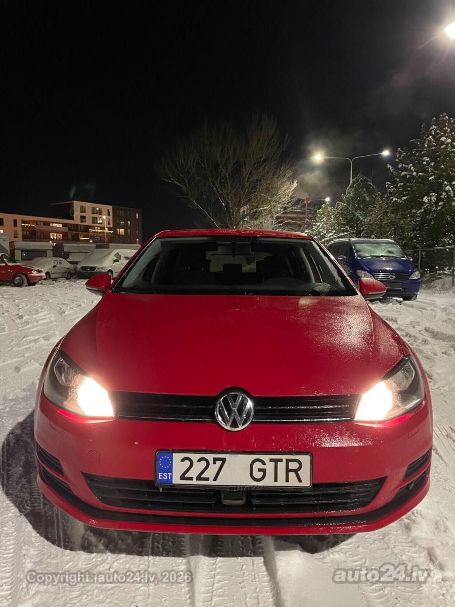 Sarkans Volkswagen Golf 2017 Tallina, ar dzinēja tilpumu 1.40 L un nobraukumu 114 tūkst. km par 7999 €, foto 3 vietnē AUTOMOTO.COM.LV