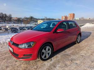 Red Volkswagen Golf 2017 in Vilnius, with an engine capacity of 1.80 L and mileage of 121 thousand km for 9200 €, photo 9 on AUTOMOTO.COM.LV