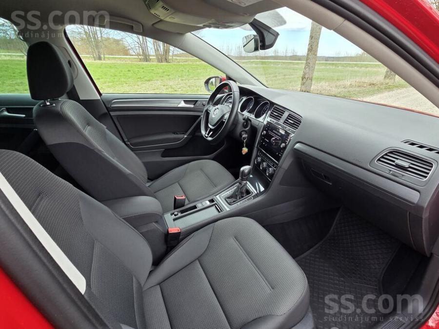 Red Volkswagen Golf 2017 in Riga, with an engine capacity of 1.40 L and mileage of 173 thousand km for 11500 €, photo 13 on AUTOMOTO.COM.LV