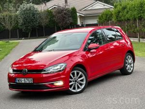 Red Volkswagen Golf 2017 in Riga, with an engine capacity of 1.40 L and mileage of 174 thousand km for 10290 €, photo  on AUTOMOTO.COM.LV