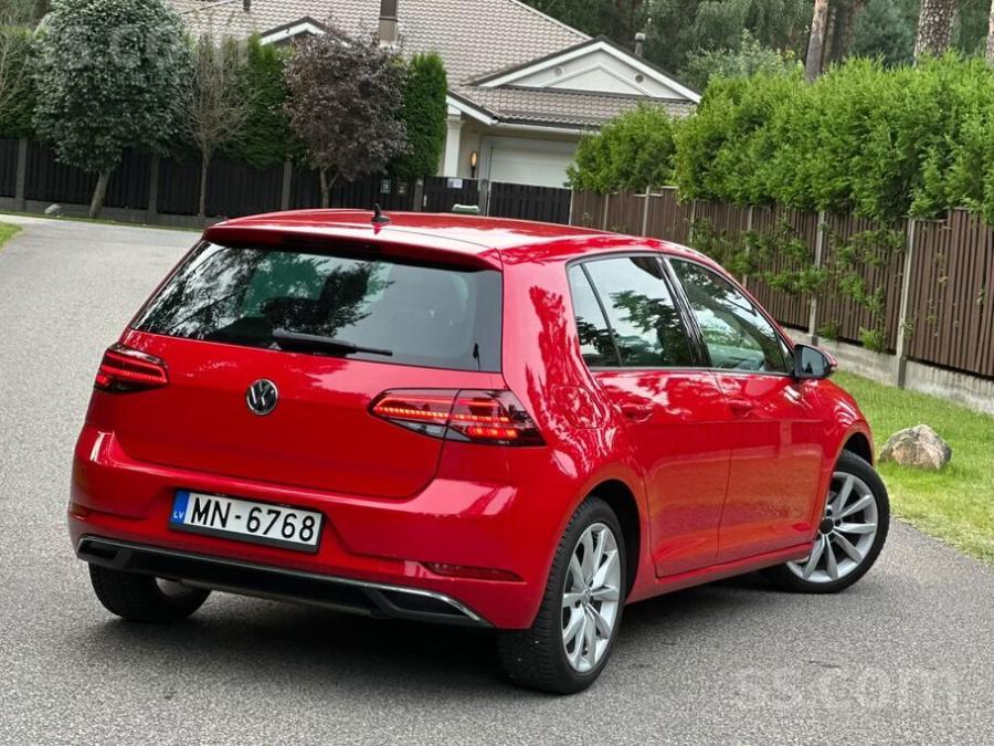 Red Volkswagen Golf 2017 in Riga, with an engine capacity of 1.40 L and mileage of 174 thousand km for 10290 €, photo 3 on AUTOMOTO.COM.LV