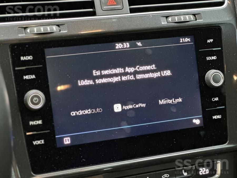 Red Volkswagen Golf 2017 in Riga, with an engine capacity of 1.40 L and mileage of 174 thousand km for 10290 €, photo 21 on AUTOMOTO.COM.LV